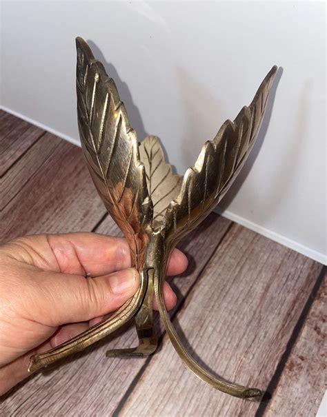 Vintage Brass Leaf Orb Holder Brass Round Candle Holder Etsy