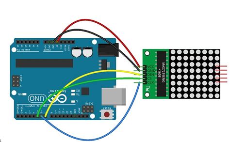 How To Display On 8x8 Dot Matrix Led Using Arduinouno Ee Vibes