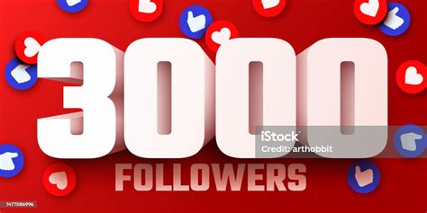 3k 또는 3000 팔로워 감사합니다 소셜 네트워크 친구 팔로워 웹 사용자 구독자 또는 팔로워 및 좋아요를 축하해 주셔서 감사합니다 소셜 미디어 팔로워에 대한 스톡 벡터