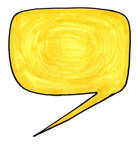 Premium Photo Handdrawn Speech Bubble Pattern