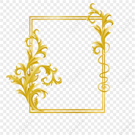 레트로 높은 나중에 꽃 일러스트 테두리호화스러운절묘한 Png 일러스트 무료 다운로드 Lovepik