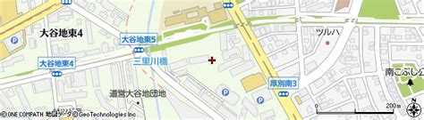 北海道札幌市厚別区大谷地東7丁目の地図 住所一覧検索｜地図マピオン