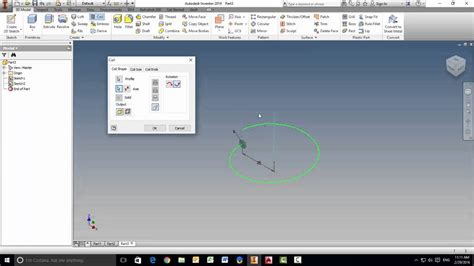 Drawing Spring By Autodesk Inventor 2014 Youtube