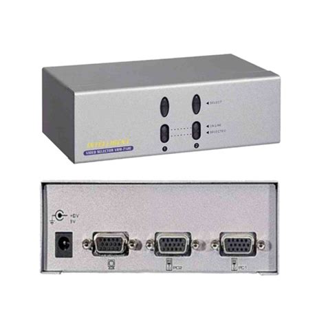 2 Port Vga Video Switch 2 Inputs 1 Output Selector Rtc Electronics