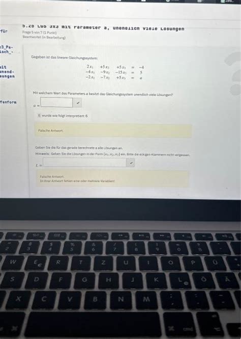 Solved The Given Linear System Of Equation Is Chegg Com Chegg Com