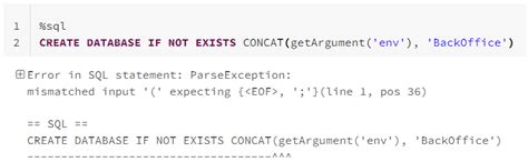 Create A Database With Name From Variable On Databricks In Sql Not In Spark Stack Overflow