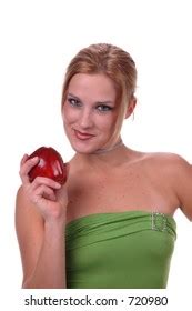 Sexy Model Apple Stock Photo Shutterstock