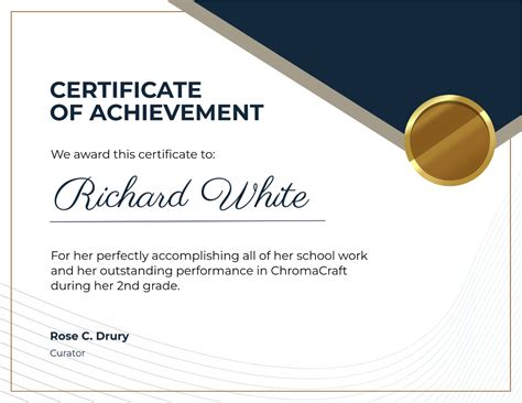 Free Academic Certificate Template To Edit Online