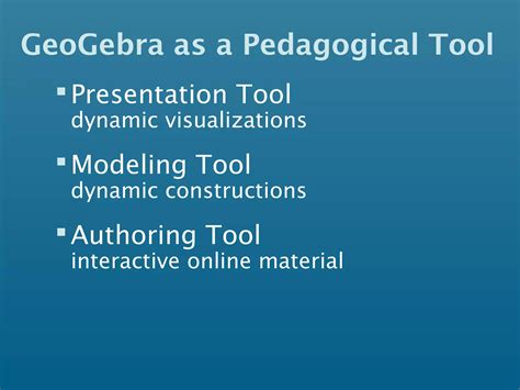 Geogebra Intro Ppt