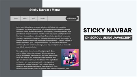 Sticky Navbar On Scroll Using Only Css Sticky Navigation Bar Youtube