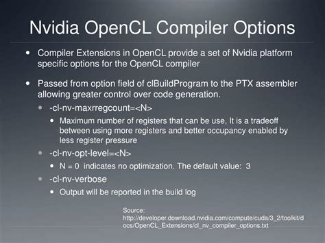 Ppt Opencl Extensions Powerpoint Presentation Free Download Id2351161