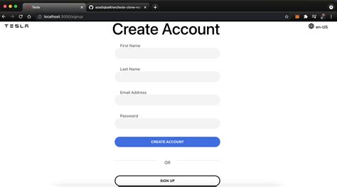 github asadiqbalkhan tesla clone reactjs clone of the official