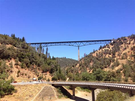 Foresthill Bridge The Foresthill Bridge In Auburn Is The Tallest