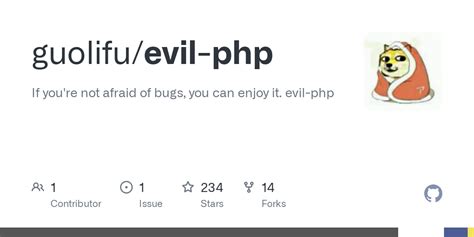 Github Guolifuevil Php If Youre Not Afraid Of Bugs You Can Enjoy