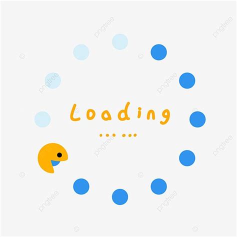 Loading Progress Bar Vector Hd Images Round Loading Progress Bar 6 Yellow Blue Loading PNG
