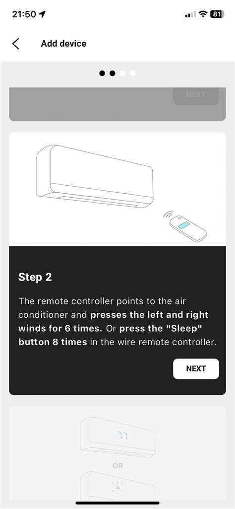I Cant Get My Ac Into Connecting Mode To Display “77” Rhisense