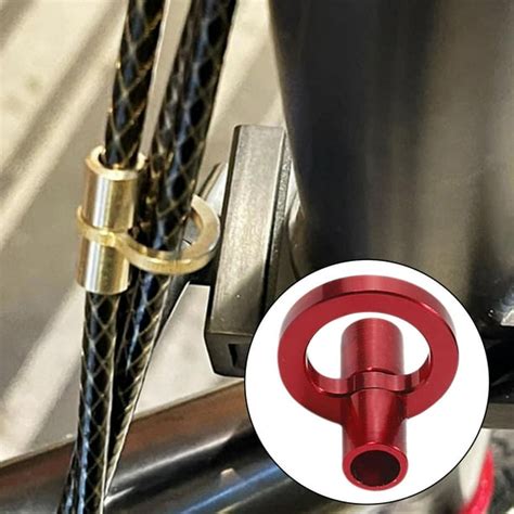 Organizador De Del Cable Del Clip Del Tubo De Aceite De Rojo Shamjiam