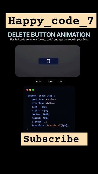 How To Add Delete Button In Javascript☠️shorts Youtube