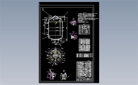 反应罐系列图 Autocad 模型图纸下载 懒石网