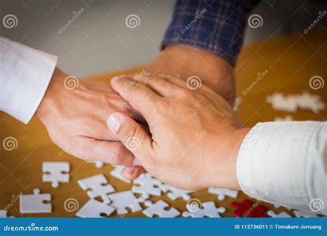 People Hand Assemble Corporate Meeting Teamwork Concept Stock Image
