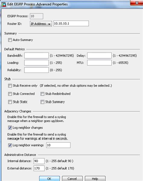 Asa 9 X Eigrp Configuration Example Cisco