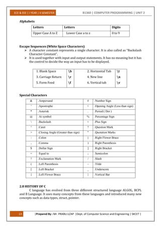 Problem Solving Techniques And Introduction To C PDF