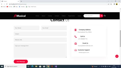 Online Music Class Management System Project In C Net With Source Code And Report Download