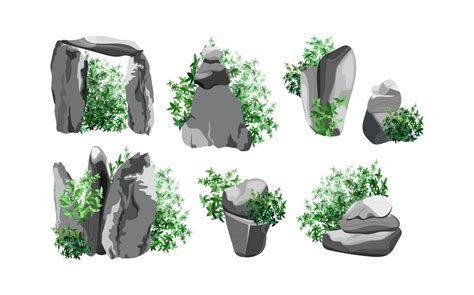 Landscaping Elements Vector Art Icons And Graphics For Free Download