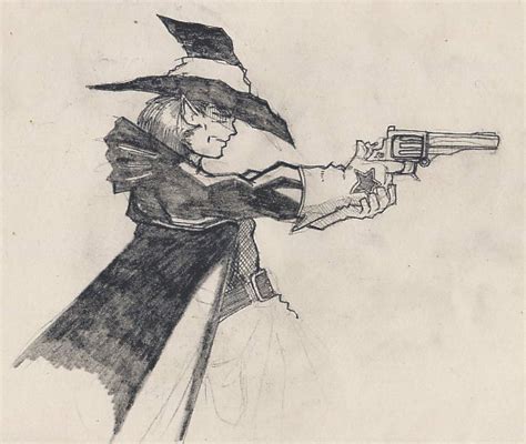 Gun Wizard Sketch By Jdcunard