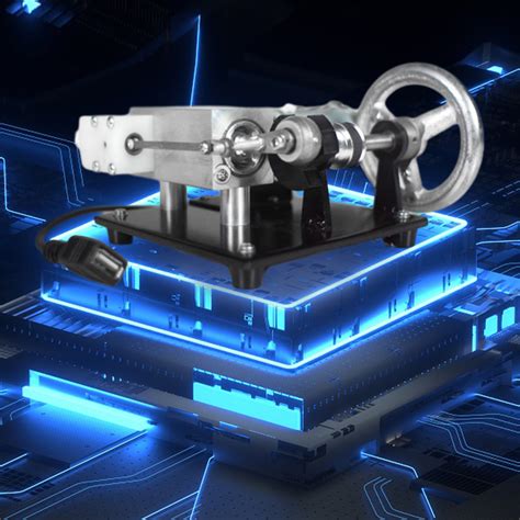 Mini Single Cylinder Horizontal Steam Engine Generator Model Diy Kit S