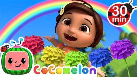 Ninas Spanish Colors Song Catch The Rainbow Cocomelon Nursery
