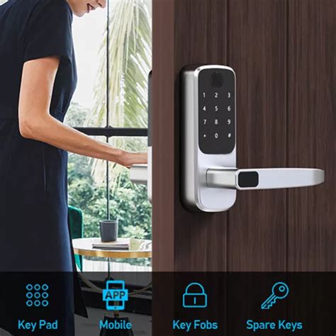 Smart Door Lock Wifi Keypad Fingerprint App Electronic Keyless Entry Code Lock £118 30 Picclick Uk