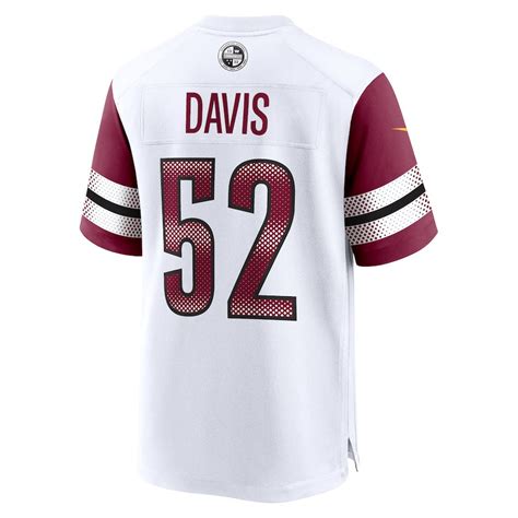 Jamin Davis 52 Washington Commanders Game Jersey White Bluefink