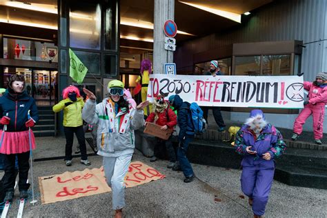 Haute Savoie Jo 2030 à Annecy Extinction Rébellion Tourne La