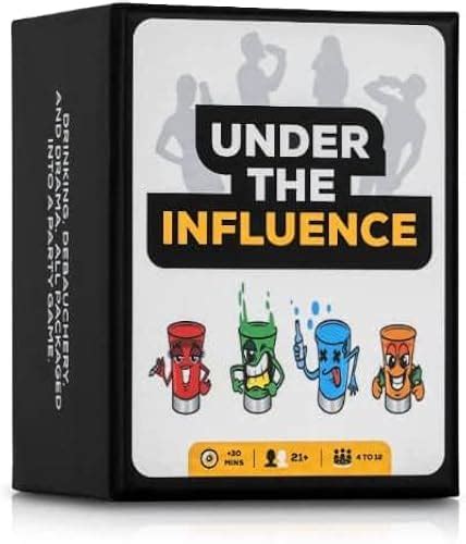 Shots No Chaser Under The Influence Drinking Game For Any Occassion Challenges Dares And