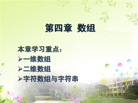 C语言 第4章 数组word文档在线阅读与下载无忧文档