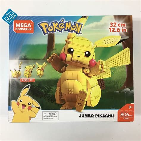 Mega Construx Pokemon Jumbo Pikachu Construction Set Pikachu Pokemon Big Battle