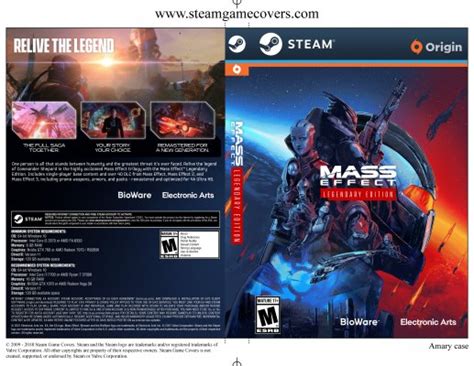 Steam Game Covers Mass Effect Legendary Edition Box Art