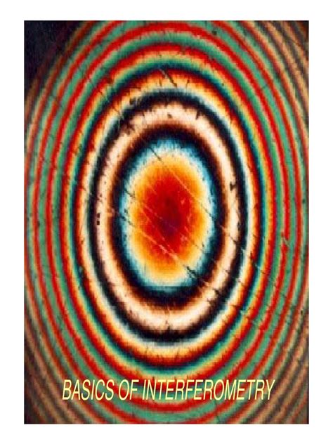 Interferometery Basics Pdf Interferometry Interference Wave Propagation