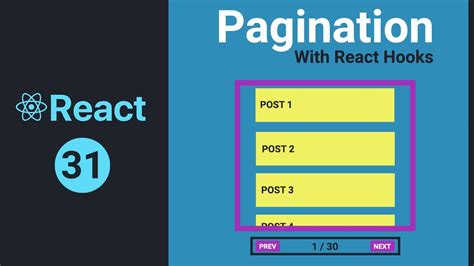 31 Pagination Con React Hooks Youtube