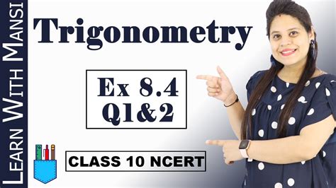 Exercise Q Trigonometry Class Maths NCERT YouTube