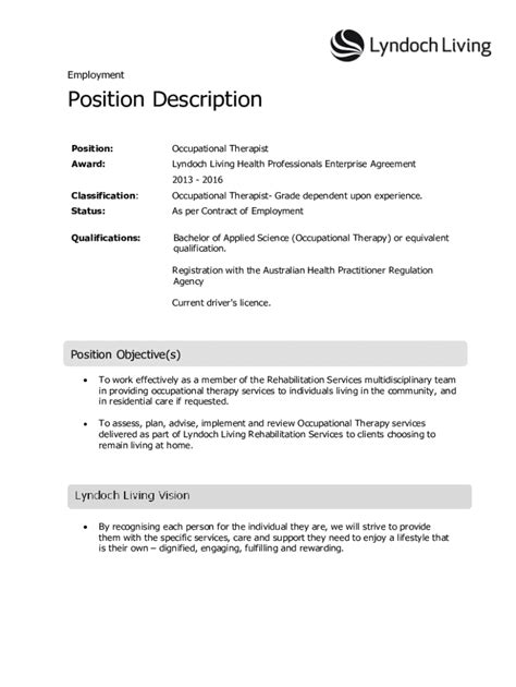 Fillable Online Position Classification Standard For Occupational