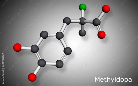 Methyldopa Molecule Antihypertensive Antihypertensive Sympatholytic
