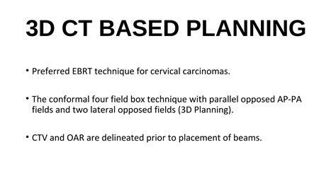 2 D Vs 3d External Beam Planning In Cervical Cancer By Nelson Mandela