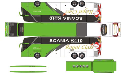 Papercraft Bus Rumahbis