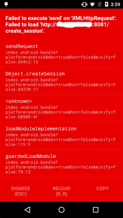 React Native Fails While Debugging An App On Device · Issue 552