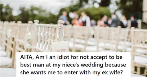 Niece Asks Uncle To Be Part Of Her Wedding Party But It Would Mean