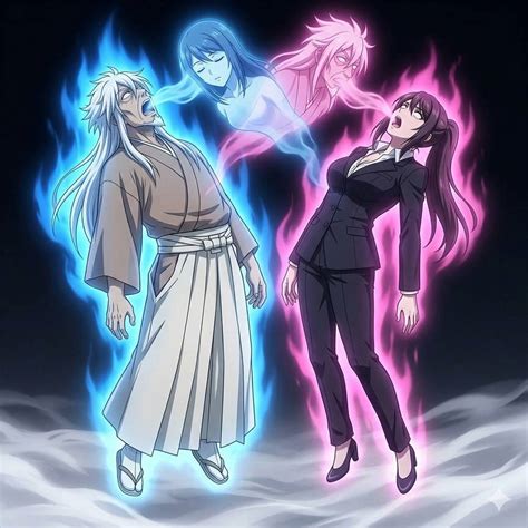 Body Swap Fudo Kazanari With Sae Chabashira By Nekos1h On Deviantart