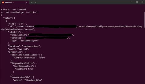 Fletchers Cloud Blogposts2024using The Az Rest Cli Command