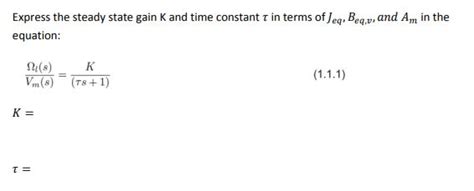 Solved Create An M File Called Init Motor M That Initializes Chegg